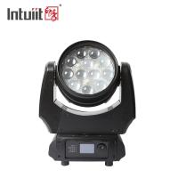 China 5-60 Degree Zoom LED Moving Head Wash 12x10W RGBW 4in1 Mini Stage Light High Brightness DMX Control for Professional Show Party Event for sale