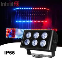 China Professional IP65 Waterproof 6x5W RGBW 4-in-1 LED Flood Light Outdoor Landscape Spotlight for Garden Tree Building Facade Decoration for sale