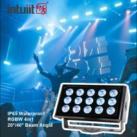 China Outdoor RGBW LED Wash Light 15x5W 4in1 Waterproof IP65 DMX512 Stage Flood Lighting for Event Wedding Party Performance for sale