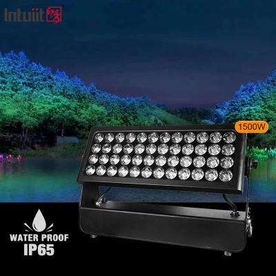 China Factory Wholesale 2000W LED Flood Light Outdoor IP65 48x40W RGBW 4in1 Architectural Wash Light  for City Beautification Project for sale