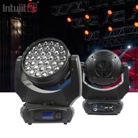 China Professional 37x10W RGBW 4in1 LED Zoom Wash Moving Head Light DMX512 Stage Lighting for DJ Disco Event Wedding Party Show for sale
