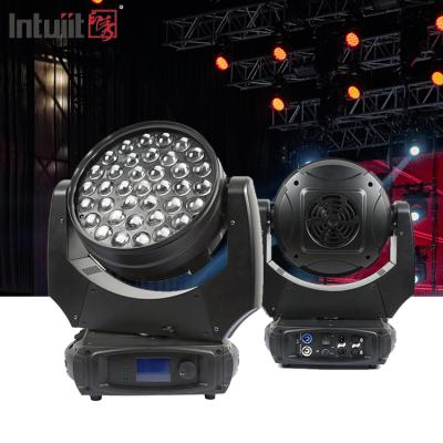 China Professional 37x10W RGBW 4in1 LED Zoom Wash Moving Head Light DMX512 Stage Lighting for DJ Disco Event Wedding Party Show for sale