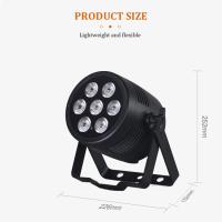 China IP65 Waterproof Aluminum LED Par Light 7x20W RGBWA UV 6in1 DMX512 Professional Stage Uplight for Outdoor Event Wedding Show for sale