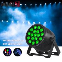 China Outdoor IP65 Waterproof LED Par Light 18x20W RGBWA UV 6in1 Professional Stage Wash Lighting DMX DJ Can for Events Stadium Club for sale
