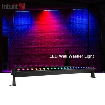 China LED Stage Light Bar 24x2W RGBW 4in1 Wall Washer LED Wash Bar Linear Strip Lights for DJ for sale