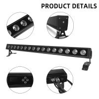 China 16x5W RGBW Waterproof DMX512 Linear LED Bar Wall Washer Light for studio bar for sale