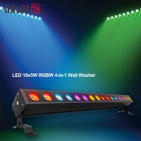 China 16x5W RGBW Waterproof DMX512 Linear LED Bar Wall Washer Light for studio bar for sale