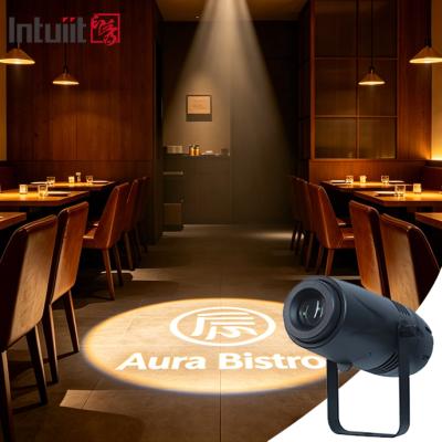 China Rotating 40W LED Logo Projector Custom Gobo Light High Definition Indoor Projection Lamp for Wedding Event Exhibition Showroom for sale