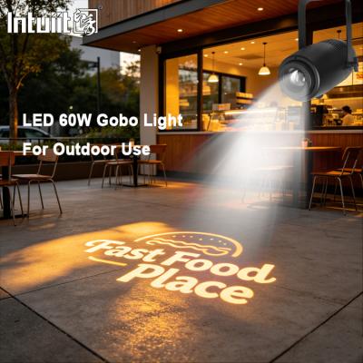 China 60W High Definition Led logo Projector Light Outdoor IP65 Waterproof Gobo Projector Led Advertising Lights for sale