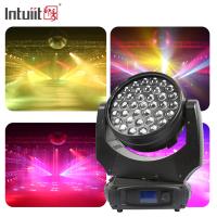 China 37x10W 4in1 RGBW LED Moving Head Zoom Wash Light DMX512 Professional Stage Equipment for Nightclub Wedding Bar for sale