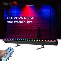 China Hot Sale 4in1 RGBW LED 24*2W Wall Washer Linear Strip Light Sound Controlled DMX Stage Wash Lamp for Nightclub for sale