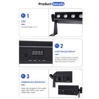 China Professional 9 Degree Narrow Beam LED Wall Washer 24x2W RGBW 4in1 DMX512 Indoor Linear Wash Light Bar for Stage Event for sale