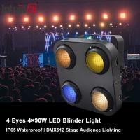 China High Power LED 4*90W 4 Eyes LED Blinder Stage Light IP65 Outdoor Waterproof Amber Warm White COB Matrix Light for Concert for sale