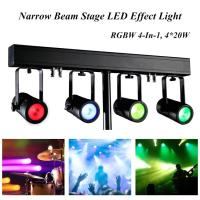 China LED 80W Par Light 4.5 Degree Narrow Beam Angle RGBW 4-in-1 DMX512 Stage Effect Light for DJ Disco Event for sale