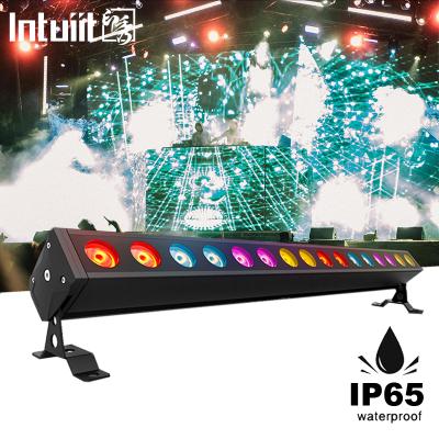 China IP65 Outdoor 16x5W RGBW 4-in-1 LED Linear Wall Washer Bar Light DMX512 Stage Architecture Wash Lighting for sale