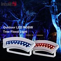 China RGBW 4in1 LED Tree Uplight 36W IP65 Waterproof Aluminum Flood Light Outdoor Landscape Lighting for sale