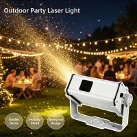 China IP65 13W LED Laser Firefly Light Outdoor Moving Twinkle Dot Projector Garden Landscape Tree Decoration for sale