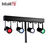 China 4x20W RGBW 4-in-1 LED PAR Uplighting Kit — 4.5° Narrow Beam DMX512 Stage Wash System for Weddings, DJs & Events for sale