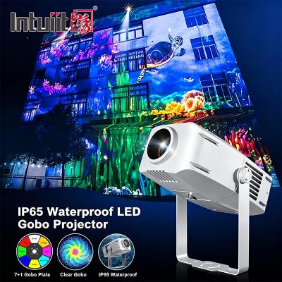China LED Logo Gobo Projector 400W IP65 Outdoor DMX512 Custom Pattern Light for Building, Advertising & Events for sale