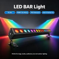 China 16x5W RGBW 4-in-1 IP65 Outdoor LED Linear Wall Washer — 82W DMX512 Waterproof Wash Light for Building, Bridge & Landscape for sale