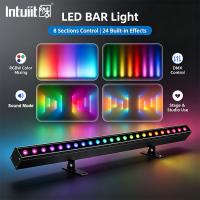 China 24x2W RGBW 4-in-1 LED Linear Wall Washer Bar —DMX512 Sound Activated Stage Wash Light for Building & Events for sale