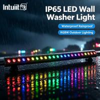 China 2x24W RGBW 4-in-1 IP65 Outdoor LED Linear Wall Washer — DMX512 Waterproof Wash Light for Building, Bridge & Landscape for sale