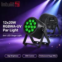 China 12*20W RGBWA+UV 6in1 LED Par Light IP65 Outdoor Waterproof DMX512 Stage Uplighting for Wedding DJ Party for sale
