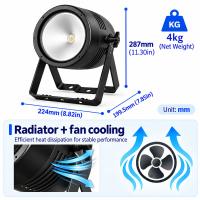 China Waterproof IP65 100W RGBL 4in1 Beam Cob Led Par Can Light for Church Theater Wedding for sale