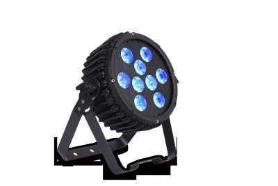 China RGB 6 / 9CH LED Par Can Stage Lights With 50000 Hours Lifespan for sale
