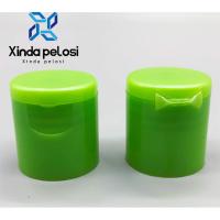 China Polish Blue 24/410 PP Smooth Surface Cosmetic Flip Top Bottle Caps For Cream Bottle for sale