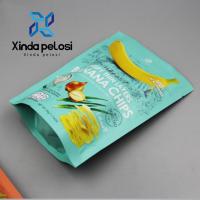 China Food  Plastic Zipper Top Stand Up Mylar Bags For Snack Chips Customized Packaging for sale