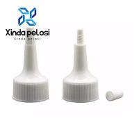 China Custom Long Nozzle Spout Cap Plastic Twist Cap Top Twisted Cap for sale