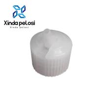 China PP Plastic Spout Caps White Turret Spout Dispensing Caps 24mm 28mm for sale