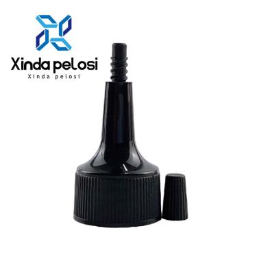 China Custom Long Nozzle Spout Cap Plastic Twist Cap Top Twisted Cap for sale