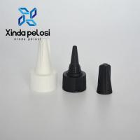 China Black White Transparent Replacement Bottle Pour Spout With Cap Pour Spout Caps for sale