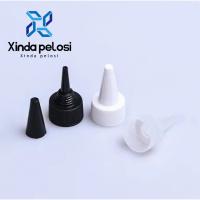 China Black White Transparent Replacement Bottle Pour Spout With Cap Pour Spout Caps for sale