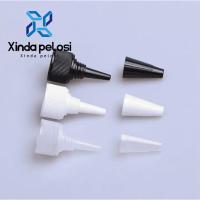 China Squeeze Bottle Push Pull Caps Tops Tip White Red Green Pink Twist Off Pointed Mouth Cap for sale