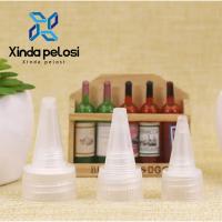 China Twist Long Nozzle Screw Plastic Spout Caps Squeeze Bottle Cap Tips for sale