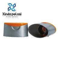 China 25mm 2 Colors Plastic PP Oval Flip Top Cap Mould Snap On Cap For Shampoo Bottle for sale