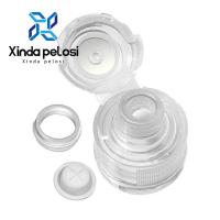 China 38mm 28 410 28 400 Flip Top Caps Transparent Custom Closure Mold Plastic Bottle Lid for sale
