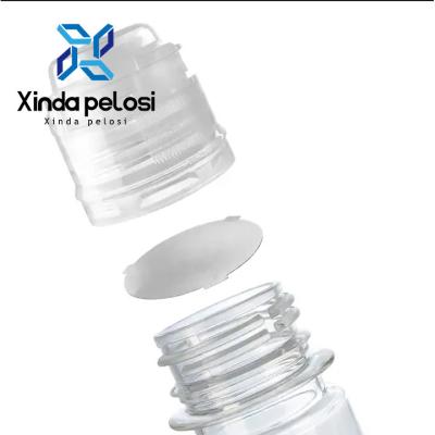 China 38mm 28 410 28 400 Flip Top Caps Transparent Custom Closure Mold Plastic Bottle Lid for sale