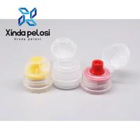 China 18mm 19mm Plastic Flip Top Caps For Honey Silicon Valve Flip-Off Cap for sale