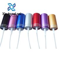 China Perfume Bottle Spray Pump Invisible Colorful Gold Silver Aluminum Head Luxury for sale