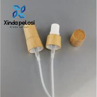 China Mini Perfume Pump Sprayer Wood Shape Stocks Nature Plastic Head Bamboo Spray Pump Mini Mist Spray for sale