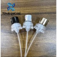China Perfume Bottle Crimp Pump Golden Colour Aluminium Sprayer for sale
