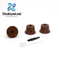 China Coffee Pods Compatible With Dolce Gusto Caps Aluminum Foil Empty Small Refillable Capsules Pods for sale