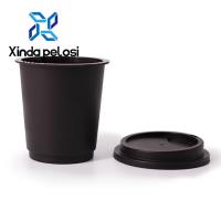 China Wholesale Plastic Empty Dried Coffee Capsule Cup With Aluminum Foil Lids for sale