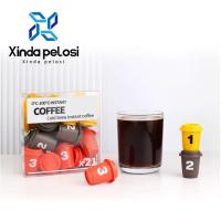 China Refillable Dolce Coffee Capsule Set Scoop Brush Food Grade PP Soft Coffee Pods for sale