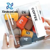 China Refillable Dolce Coffee Capsule Set Scoop Brush Food Grade PP Soft Coffee Pods for sale