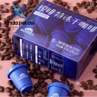 China Private Label Coffee Capsules Instant 60mm Coffee Pods Arabica Coffee Powder 100% Pure Black Arabica Convenient for sale